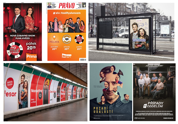 Televizní kampaně: Billboardy, polepené metro, přebaly novin | MediaGuru